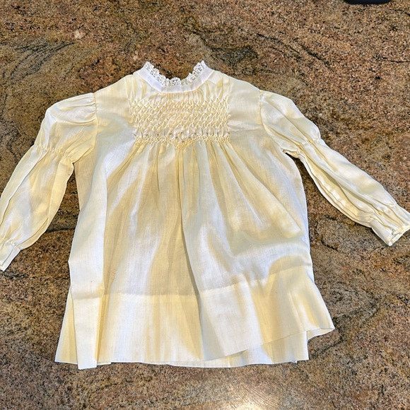 carousel | Dresses | Vintage Carrousel Girls Dress Hand Smocked Yellow ...